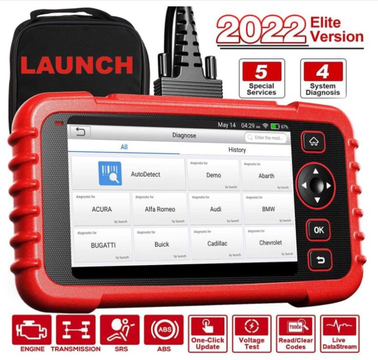 LAUNCH X431 CRP129X OBD2 Scanner Auto Code Reader Diagnostic Tools TMPS ...