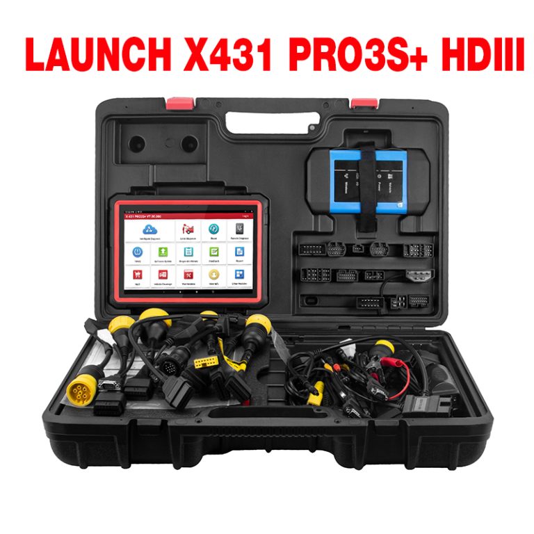 LAUNCH X431 PRO3S+ HDIII 12V Car/24V Truck Full System Diagnostic Tools Auto Obd Obd2 Code ...