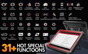 LAUNCH X431 PRO3S+ V5.0 Bi-Directional Scan Tool 31+ Reset Service OE ...