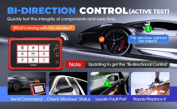 LAUNCH X431 CRP919X OBD2 Car Scanner Full Systems Automotive Diagnostic ...