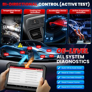 LAUNCH X431 PRO3S+ Elite SmartlinkC 2.0 Bi-Directional and ECU Coding Diagnostic Scan Tool with ...