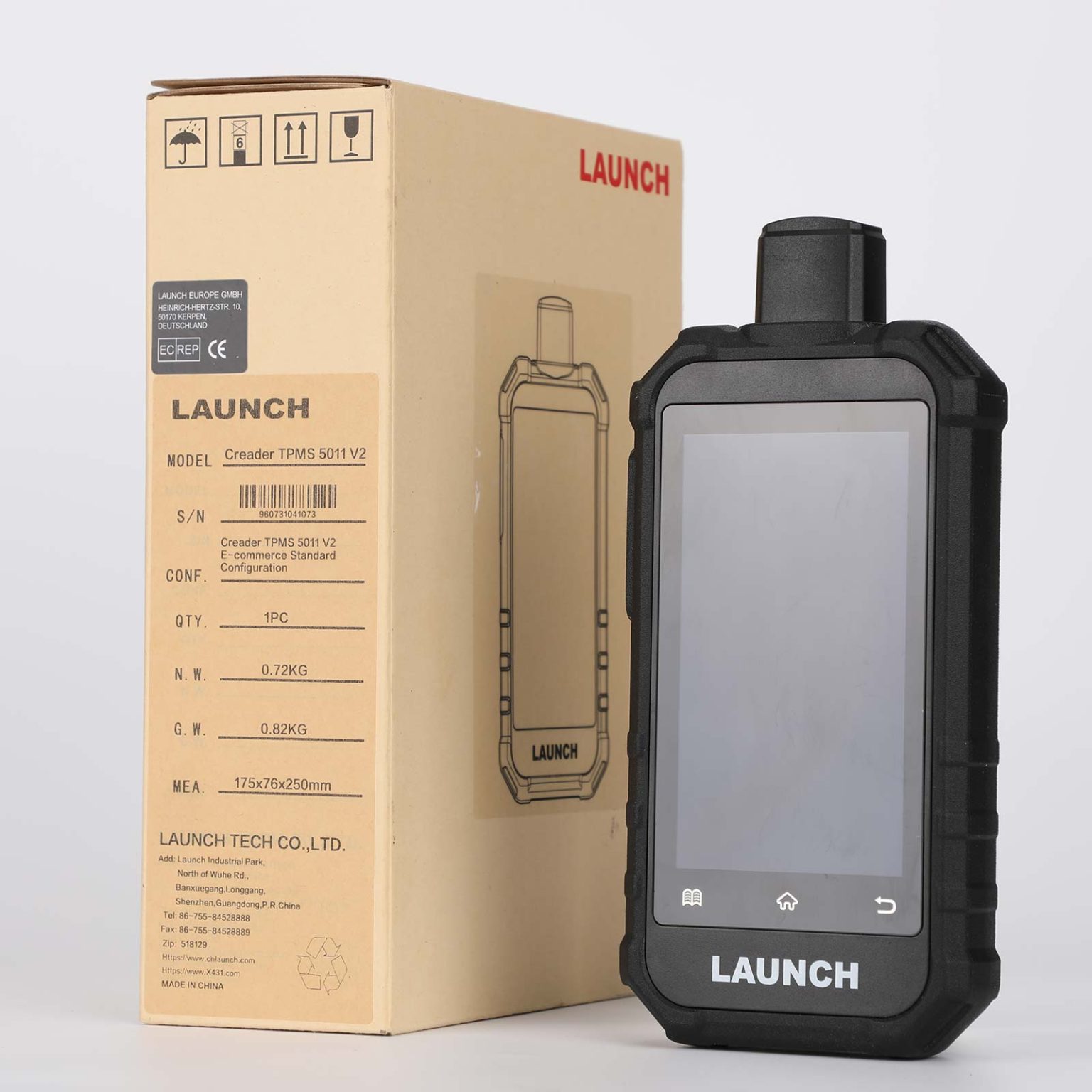 LAUNCH Creader TPMS 5011 V2 TPMS Activation and Diagnostic Tool WIFI Upgrade 12 Reset Functions ...